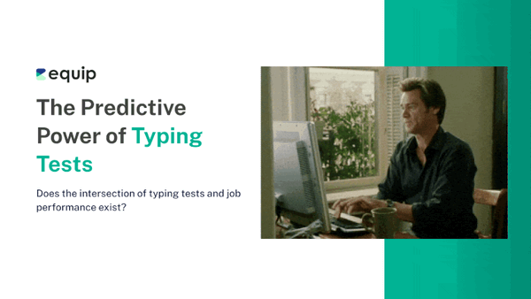 Assessing the Predictive Power of Typing Tests in Employment Screening