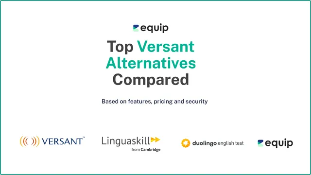 Top Versant Alternatives to conduct Corporate English Tests for Hiring